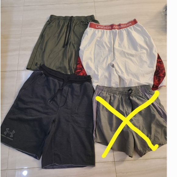 Under Armour | Shorts | Mens Large Athletic Short Bundle Guc | Poshmark